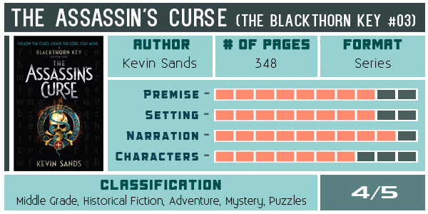 [Review] The Assassin’s Curse — Kevin Sands | thoughts and afterthoughts.