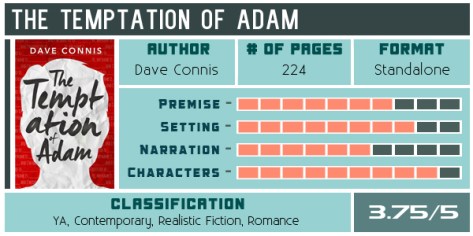 [Review] The Temptation of Adam – Dave Connis (+ Author Q&A and ...